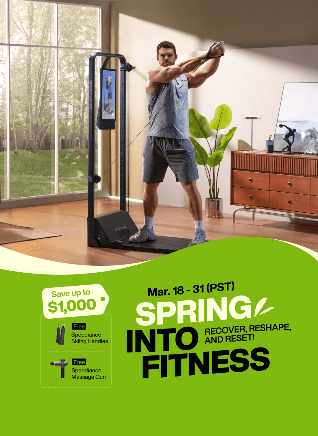 Gym Monster 2 Smart Home Gym Equipment with AI Training System – Speediance